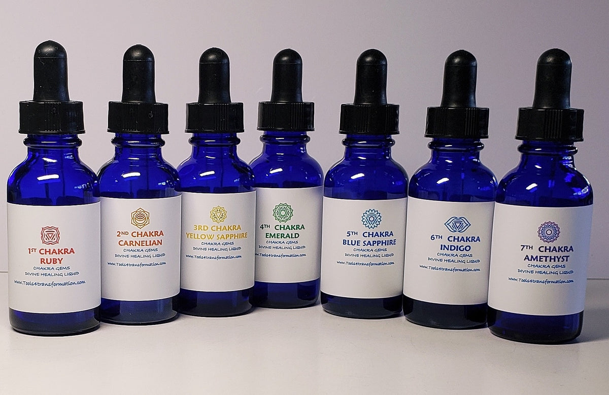 Chakra Gems - Liquid Gem Set