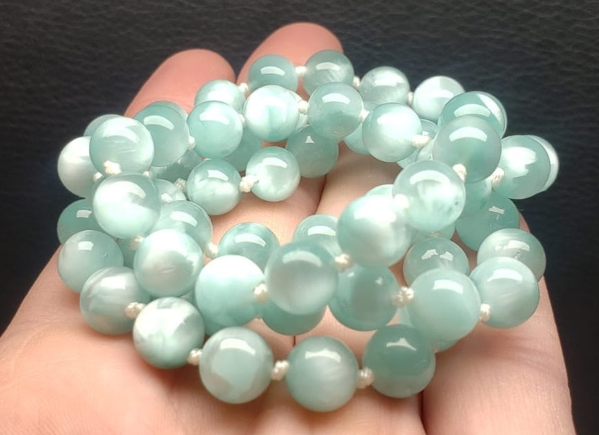 Pectolite - Green EO++ 8+mm 25inch