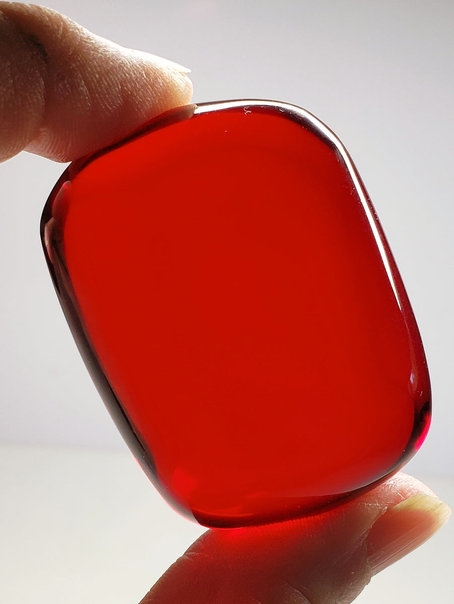 Red Andara Crystal Hand Piece 62g