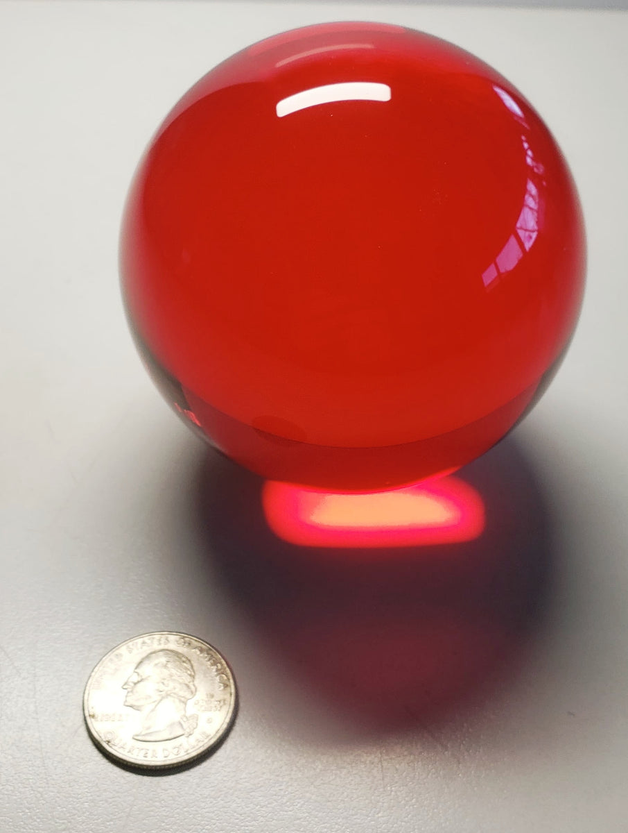 Red Andara Crystal Sphere 3inch