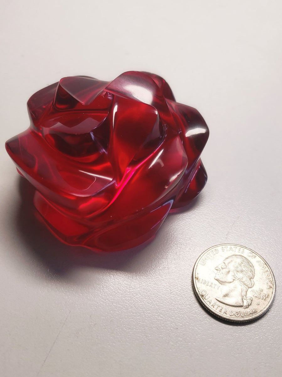 Red Andara Crystal Rose