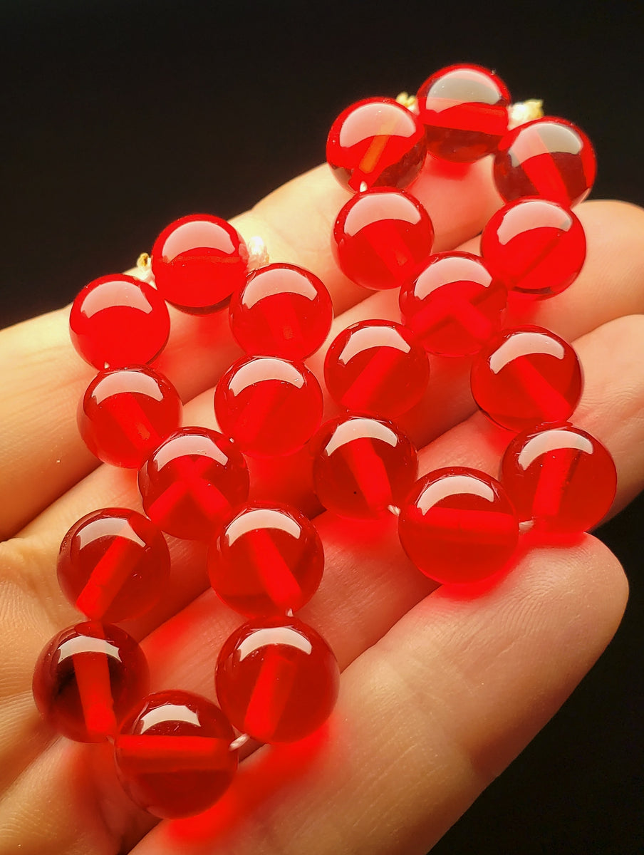 Red Andara Crystal Color Ray Healing Tool PAIR